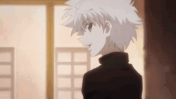 Killua Pfp Turning Around GIF | GIFDB.com
