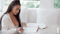 Kim Kardashian Studying GIF | GIFDB.com