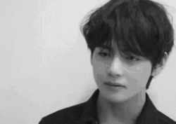 Taehyung Adorable Stare GIF | GIFDB.com