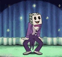 King Dice The Cuphead Show Animated Dance GIF | GIFDB.com