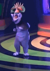 King Julien Mascot Boundless Energy GIF | GIFDB.com