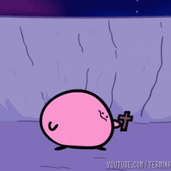 Kirbo Frantic Running Around GIF | GIFDB.com