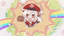 Klee Angry Blast Rainbow GIF | GIFDB.com