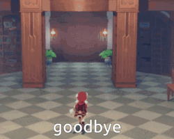 Klee Goodbye Running GIF | GIFDB.com