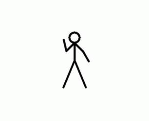 Knee Slapper Stick Figure Kick GIF | GIFDB.com