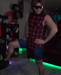 Knee Slapper Sunglasses Man GIF | GIFDB.com