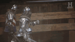 Knight Hugging GIF | GIFDB.com