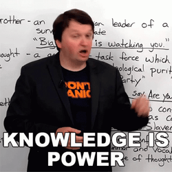 Knowledge Is Power By Professor GIF | GIFDB.com