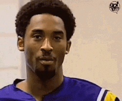 Kobe Bryant Smiling Stare GIF | GIFDB.com