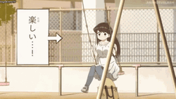 Swing Komi Can't Communicate GIF | GIFDB.com