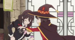Konosuba Anime Megumin Fighting GIF | GIFDB.com