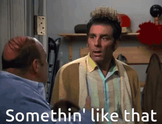 Kramer Wink Something Like That GIF | GIFDB.com