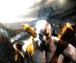 Kratos God Of War Raining Walk GIF | GIFDB.com