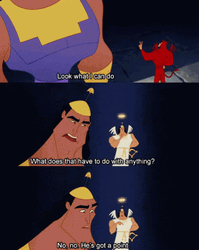 Kronk Bad Side And Good Side GIF | GIFDB.com