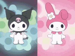 Kuromi And My Melody GIF | GIFDB.com