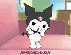 Kuromi Cringe GIF | GIFDB.com