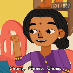 Kutuki Kids Chomp GIF | GIFDB.com