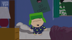 Kyle Broflovski Crying In Bed GIF | GIFDB.com