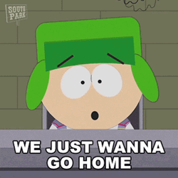 Kyle Broflovski I Wanna Go Home GIF | GIFDB.com