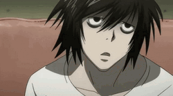 L Death Note Eye Roll GIF | GIFDB.com