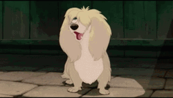 Lady And The Tramp Flirty Peg GIF | GIFDB.com