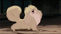 Lady And The Tramp Peg Walks GIF | GIFDB.com