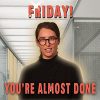 Lady Encouraging You're Almost Done It's Friday GIF | GIFDB.com