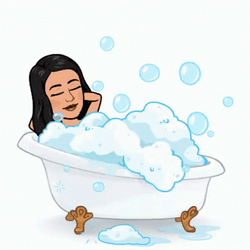 Lady Having Bubble Bath Animation GIF | GIFDB.com
