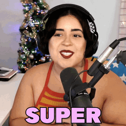 Lady Streamer Super Excited Smile GIF | GIFDB.com