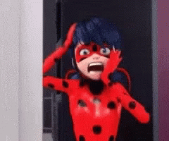 Ladybug Funny Vogue Panic Reaction GIF | GIFDB.com