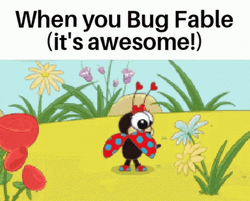 Happy Ladybug Jumping Animation GIF | GIFDB.com