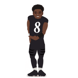 Lamar Jackson Dancing Cartoon GIF | GIFDB.com