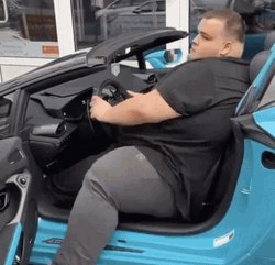 Lamborghini Ride Fat Comedy Handshake GIF | GIFDB.com