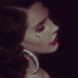 Lana Del Rey With Big Earrings GIF | GIFDB.com