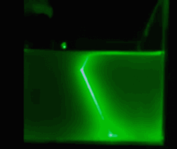 Neon Green Laser Box GIF | GIFDB.com