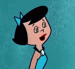 Laughing Cartoon Giggle Betty Rubble GIF | GIFDB.com