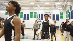Lebron Bronny James Jr Big Smile Pointing GIF | GIFDB.com