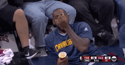 Lebron James Eating Popcorn Meme GIF | GIFDB.com