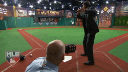 Lefty Guy In Suit Missed Ball GIF | GIFDB.com