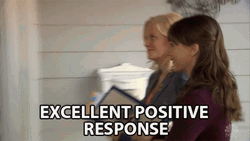 Leslie Knope Excellent Positive Response GIF | GIFDB.com