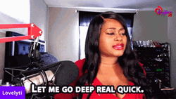 Let Me Go Deep When Keeping It Real Goes Wrong GIF | GIFDB.com