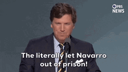 Let Navarro Out Of Prison Tucker Carlson GIF | GIFDB.com