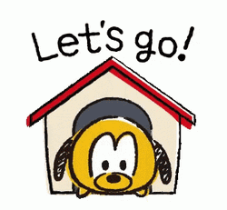 Let's Go Cute Dog Cartoon GIF | GIFDB.com