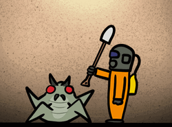 Lethal Company Hitting Loot Bug GIF | GIFDB.com