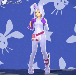 Lexa Bunny Character Skin Fortnite Dances GIF | GIFDB.com
