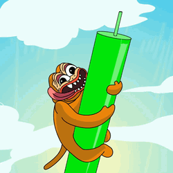 Lift Off Ponke Monkey GIF | GIFDB.com