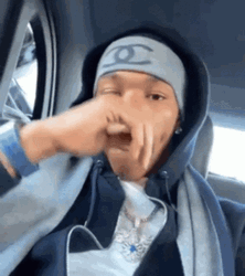 Lil Baby Rapping Mouth Covered GIF | GIFDB.com