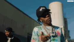 Lil Baby Rapping Various Hand Gestures GIF | GIFDB.com