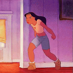 Lilo And Stitch Muffled Screaming GIF | GIFDB.com