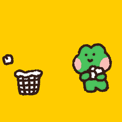 Sweet Touchy Green Cute Frog GIF | GIFDB.com
